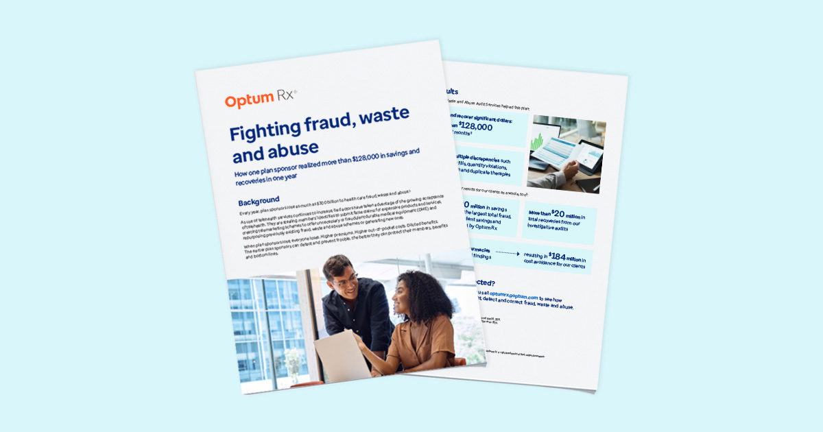 Fighting Fraud, Waste and Abuse in Pharmacy [Case Study]